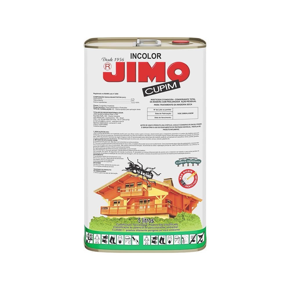 Cupim Incolor Jimo 3046 - 5 Litros | MadeiraMadeira