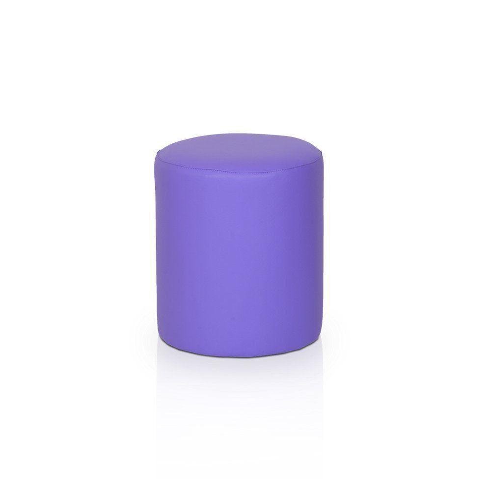 Puff Round Nobre Roxo Stay Puff | MadeiraMadeira