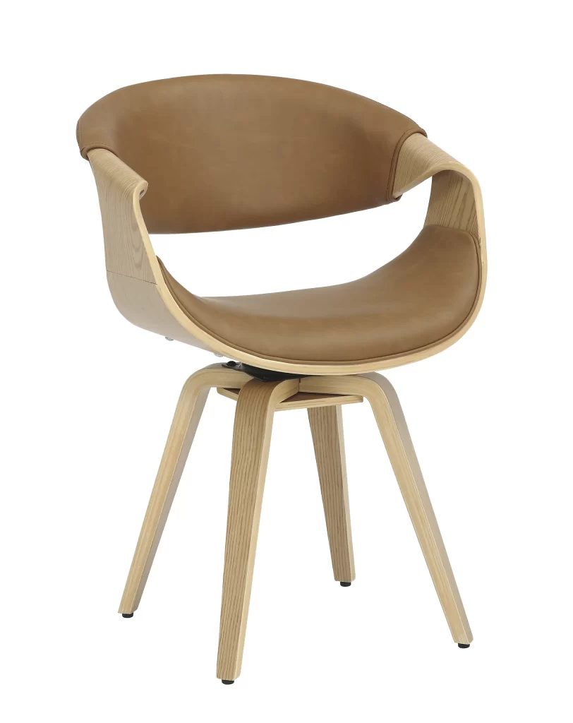 Cadeira de Jantar Nicole Homenow Madeira Cor:caramelo | MadeiraMadeira