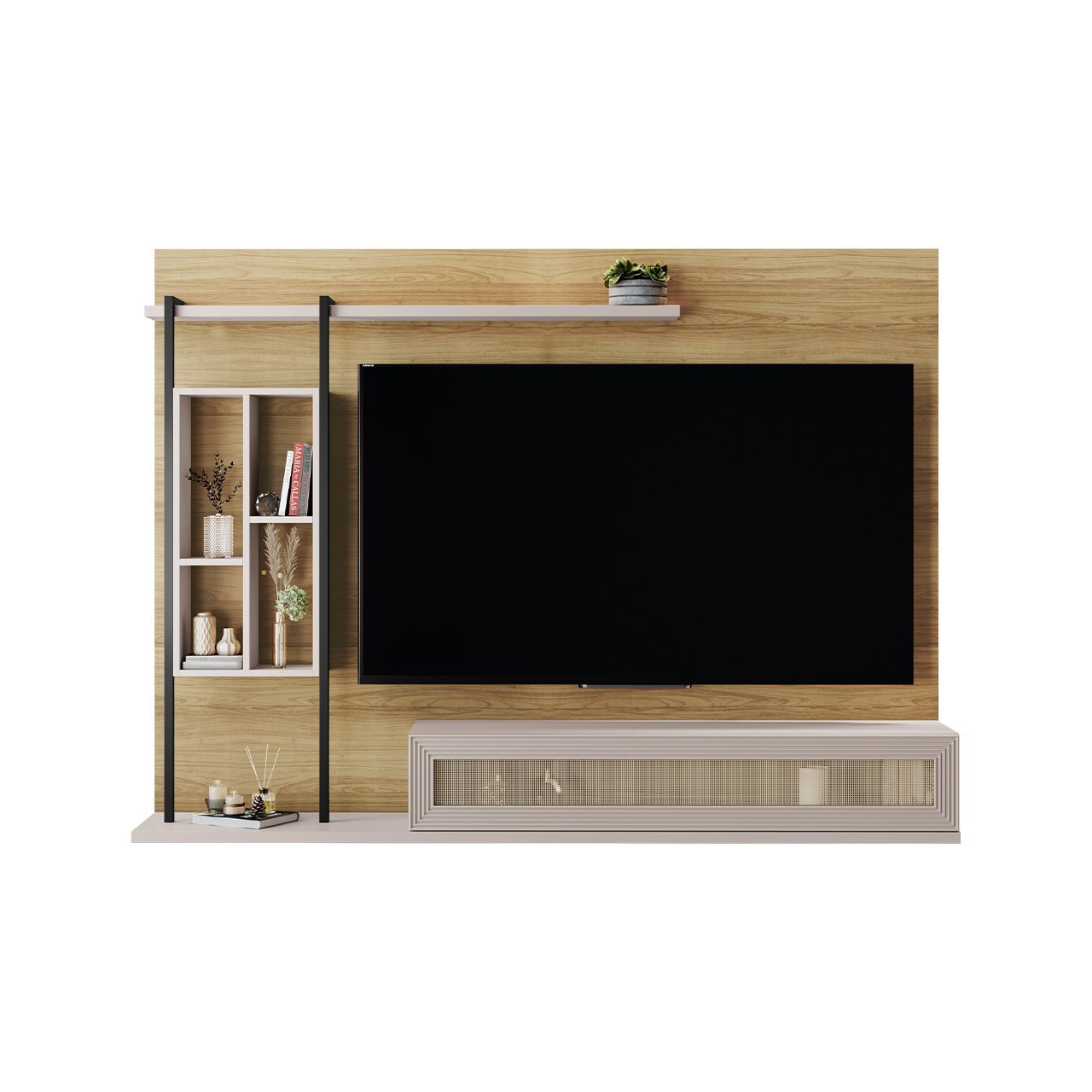 Painel Autêntico JCM Movelaria para TV de até 60 Polegadas PAINEL ...