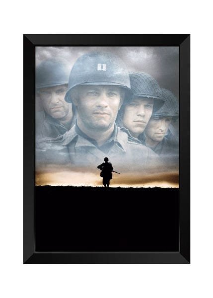 Quadro Decorativo O Resgate Do Soldado Ryan Com Acrílico A4