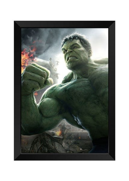 Quadro Decorativo Hulk com Acrílico A4 | MadeiraMadeira