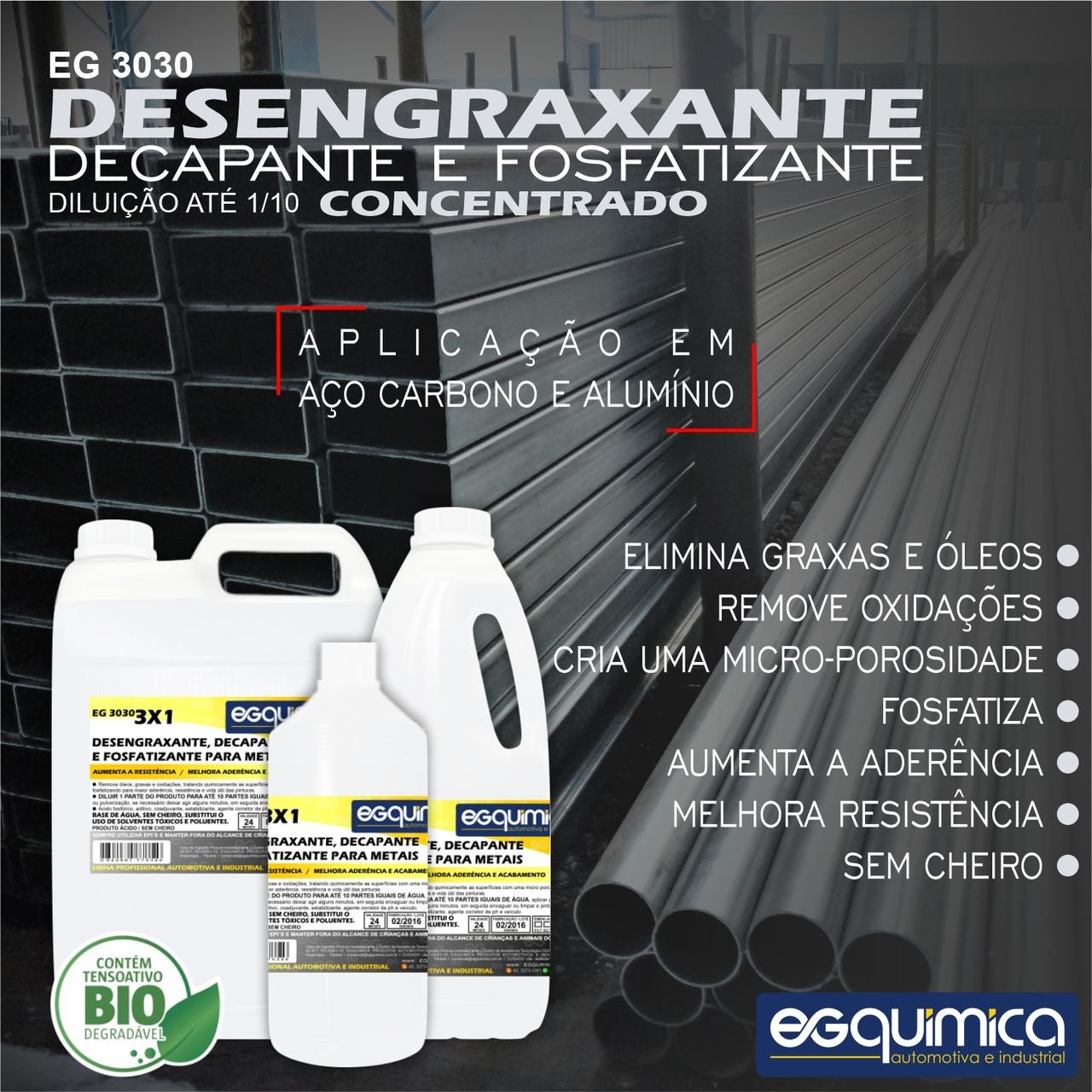 Desengraxante Decapante e Fosfatizante Para Metais 3030 20lt | MadeiraMadeira