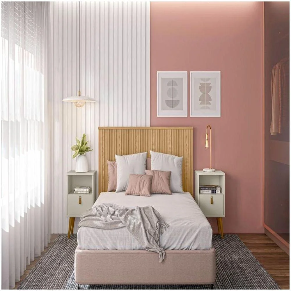 Cabeceira Pipa Cor Carvalho Linea Brasil | MadeiraMadeira