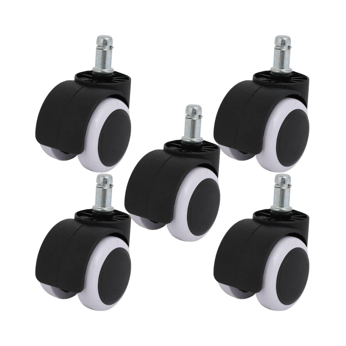 Kit 5 Rodinhas Rodízios para Cadeira de Escritório Giratória ...