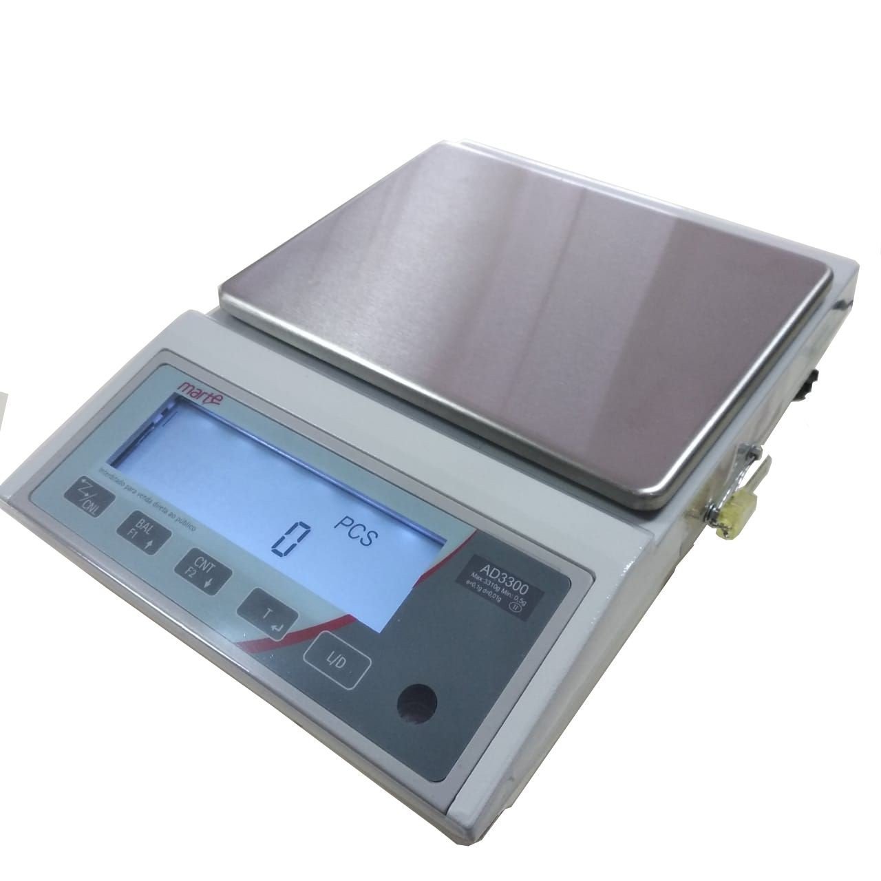 Balança Semi Analitica Marte 3,330Kg divisão 0,01g Aprovada Inmetro ...