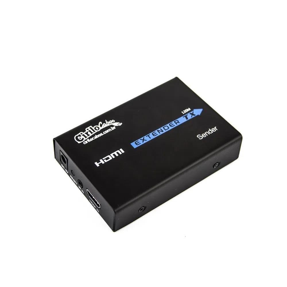 Hdmi Extender Tx/rx Extensor Via Cabo de Rede Transmissor | MadeiraMadeira