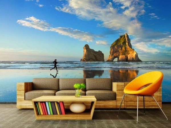 Papel de Parede Painel Fotográfico Praia 118 -2,00 X 3,00 | MadeiraMadeira