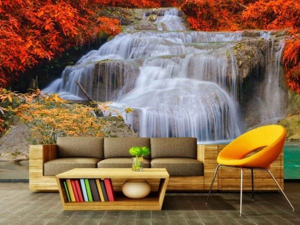 Papel de Parede Paisagens Cachoeira 15 - 2,40 X 3,10 | MadeiraMadeira