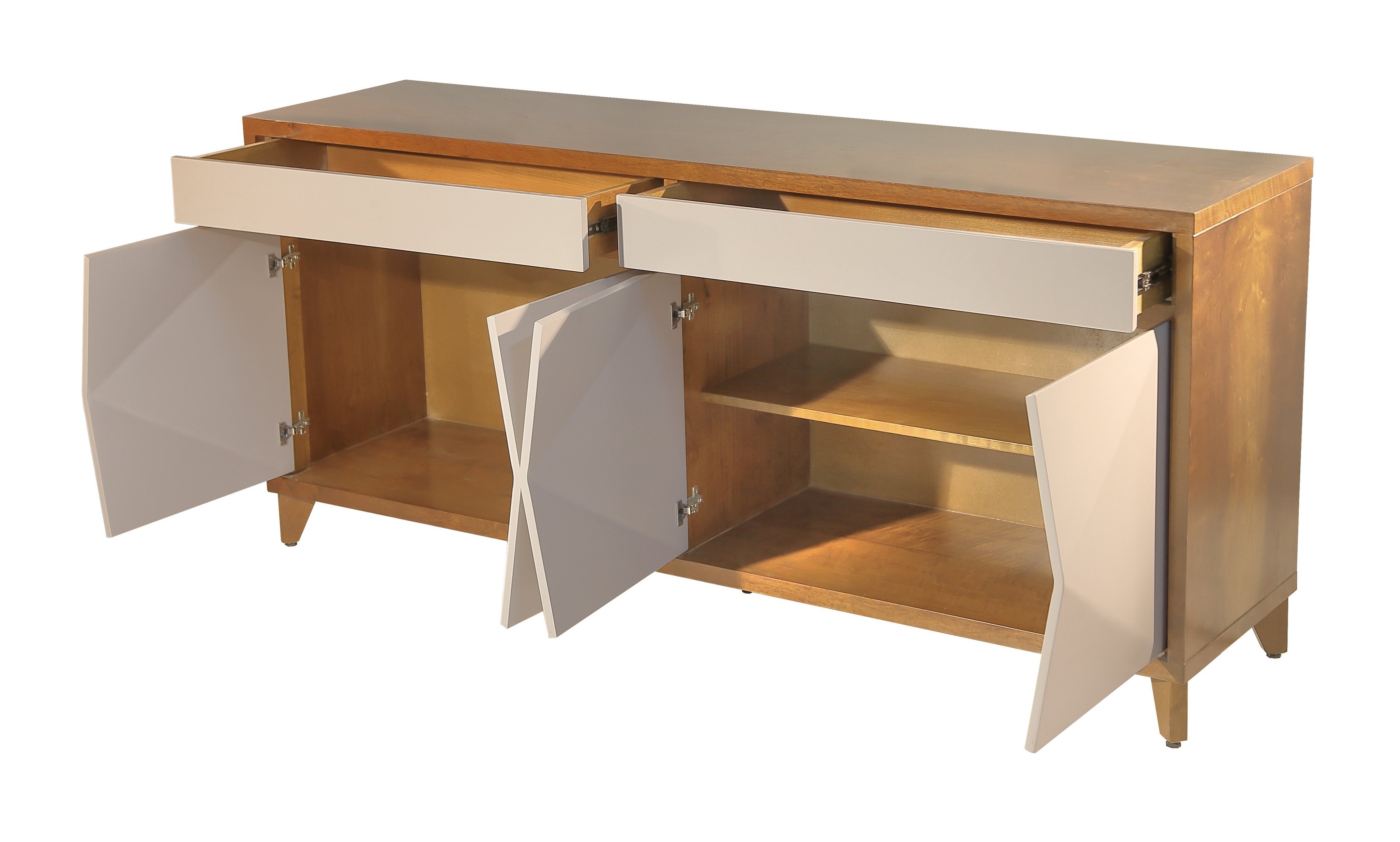 Buffet para sala de jantar 4 portas 2 gavetas 1,80m - Turim - Bella ...