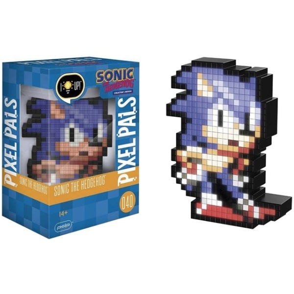 Luminária Pixel Pals - Sonic - Sonic The Hesgehohg 040 | MadeiraMadeira
