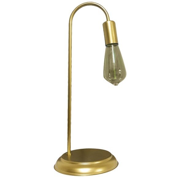 Abajur Luminária de Mesa Simples Dourado | MadeiraMadeira