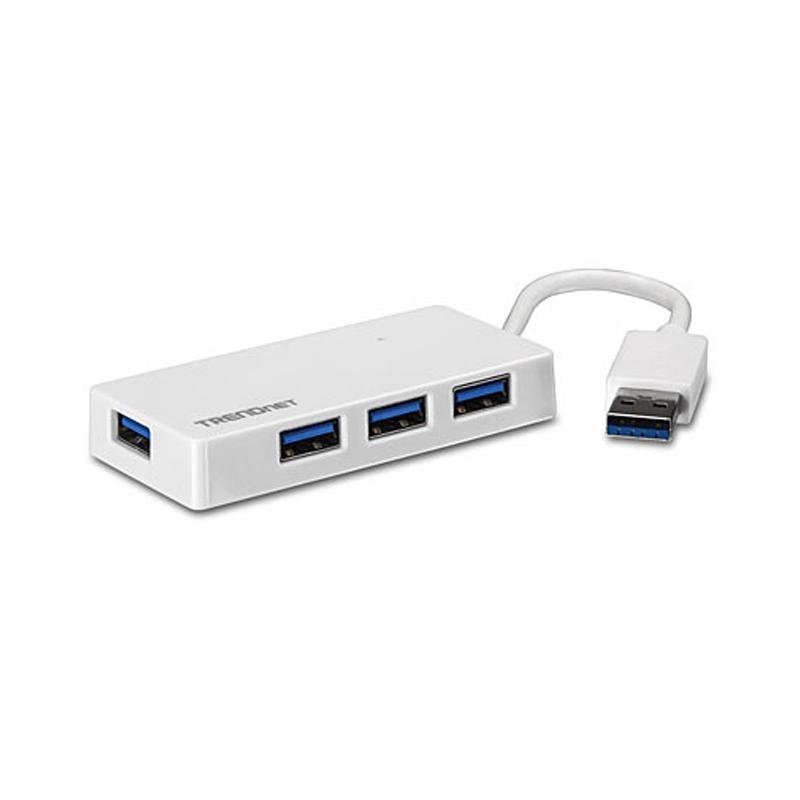 Mini hub USB 3.0 Trendnet - 4 portas | MadeiraMadeira