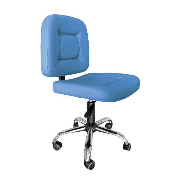 Cadeira Executiva Azul Céu Cb 1460 Cadeira Brasil | MadeiraMadeira