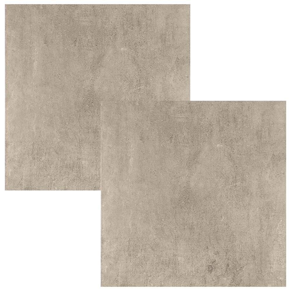 Porcelanato Externo Borda Reta Broadway Cement 90X90Cm | MadeiraMadeira
