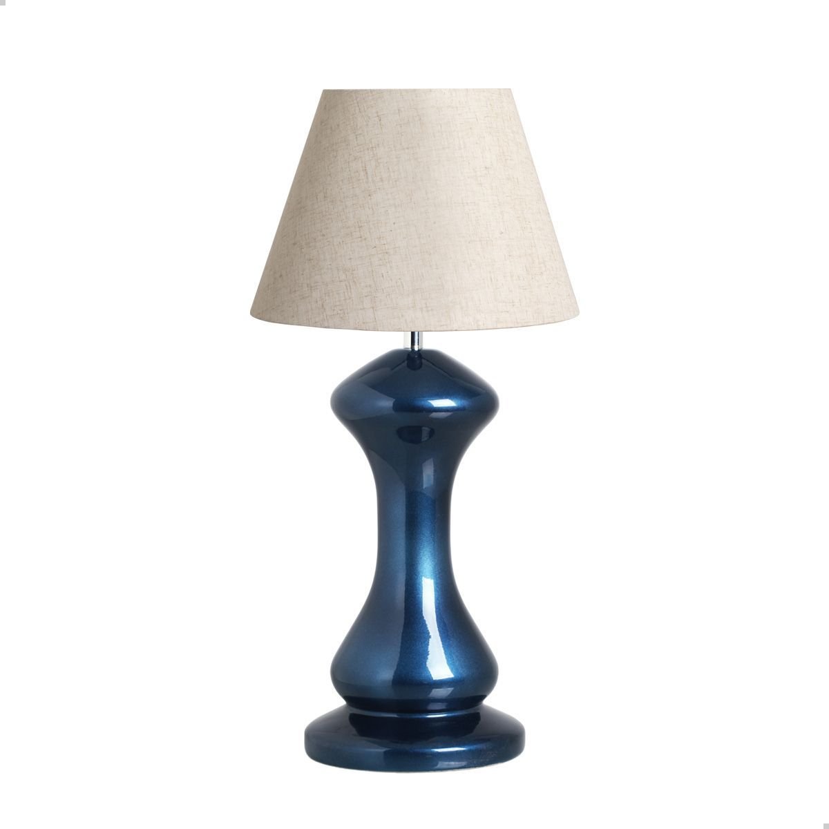 Abajur de Sala Grande para Decoração Classic Azul Marbella | MadeiraMadeira