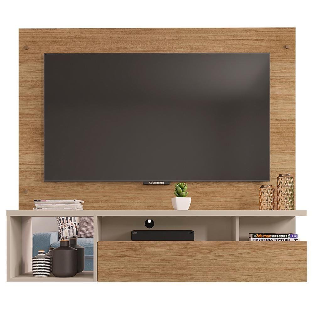 Painel Bancada para Tv até 55 Polegadas Black Marrom Caemmun ...