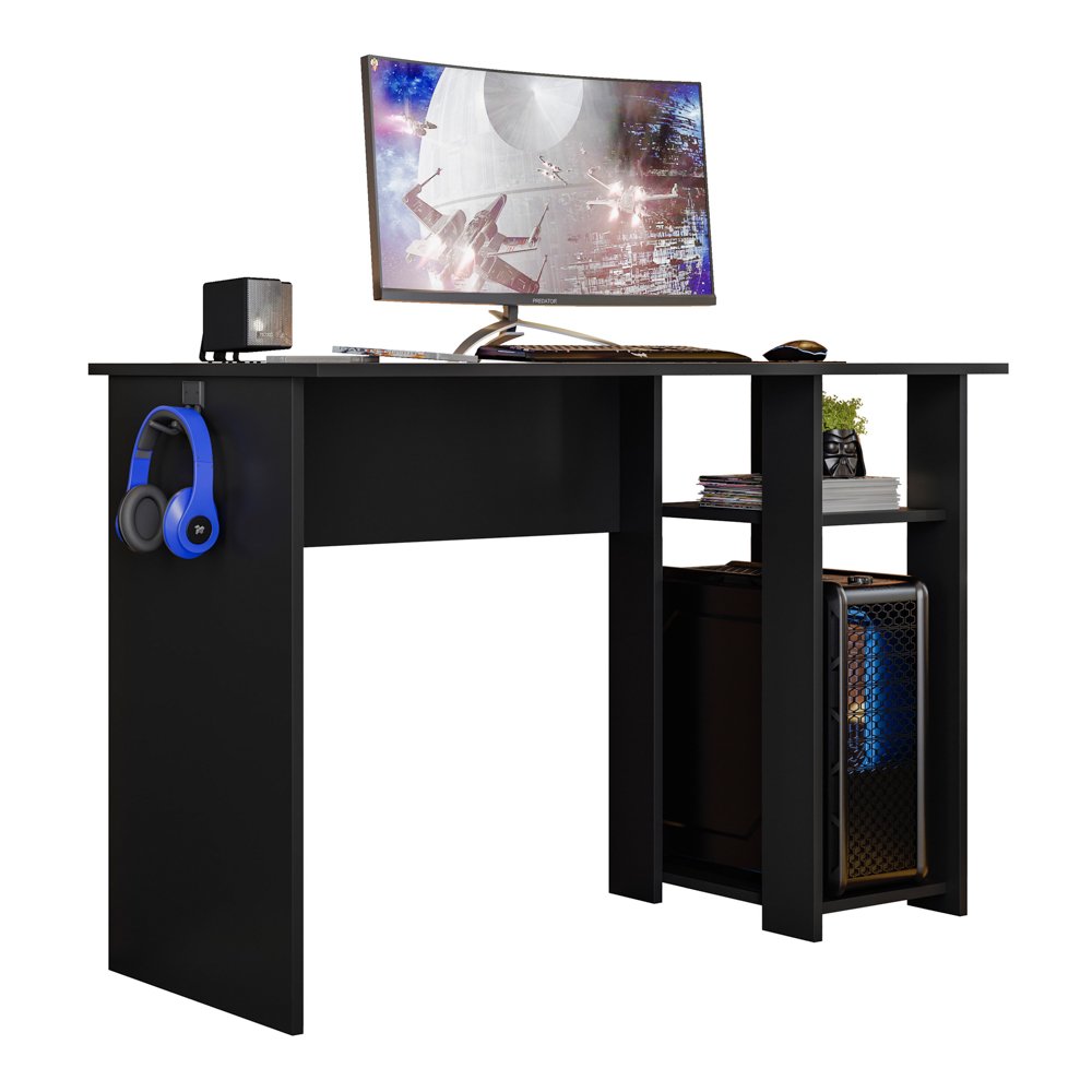 Mesa para Computador Dmx-500 108cm Pc Gamer Setup Preto - Desk Design ...