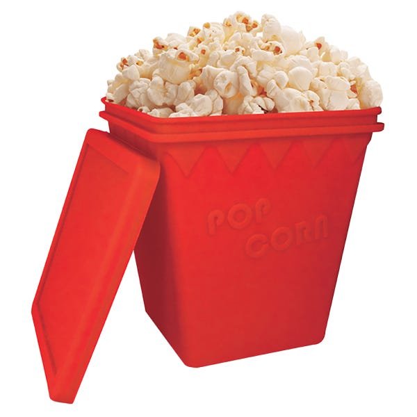 Pipoqueira de Silicone para Micro-ondas Popcorn Sem Óleo Yazi ...