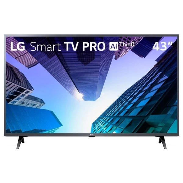 Smart TV LED 43 Polegadas Lg 43Lm631C0Sb Full Hd com Wi-Fi, 2 USB, 3 ...