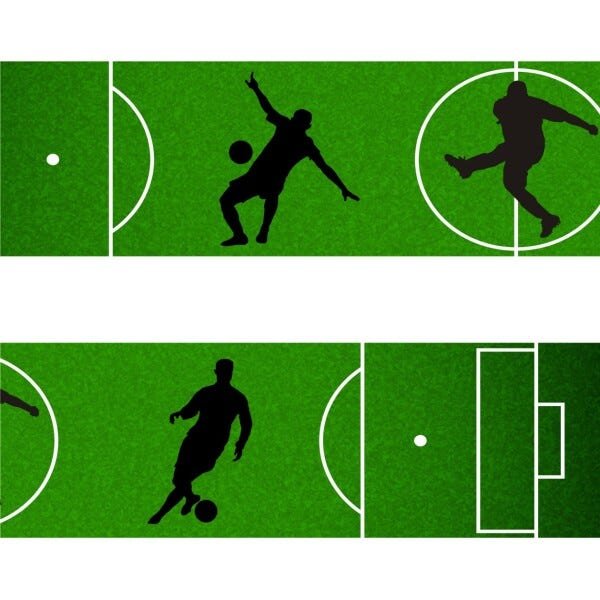 Faixa parede infantil border adesivo futebol bola menino 11 ...