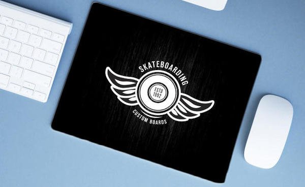 Mouse Pad Emborrachado Personalizado Grande Skate Logo Comasas ...