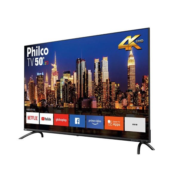 Smart TV Philco 50 Polegadas PTV50G70Sbl 4K LED - Netflix Bivolt ...