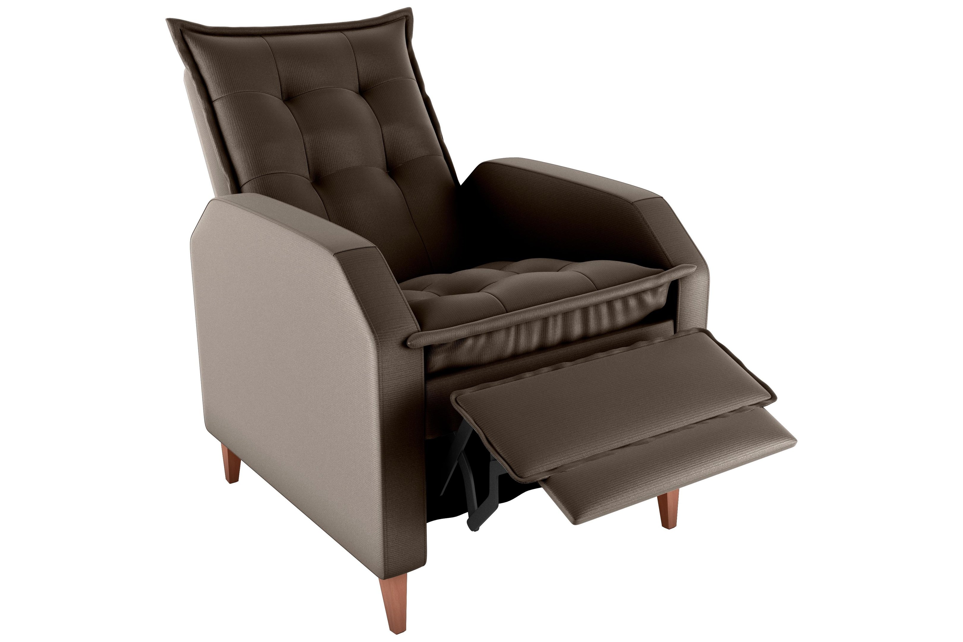 Poltrona Reclinável Mx65 Yaris Turkey Marrom F444 - Matrix | MadeiraMadeira