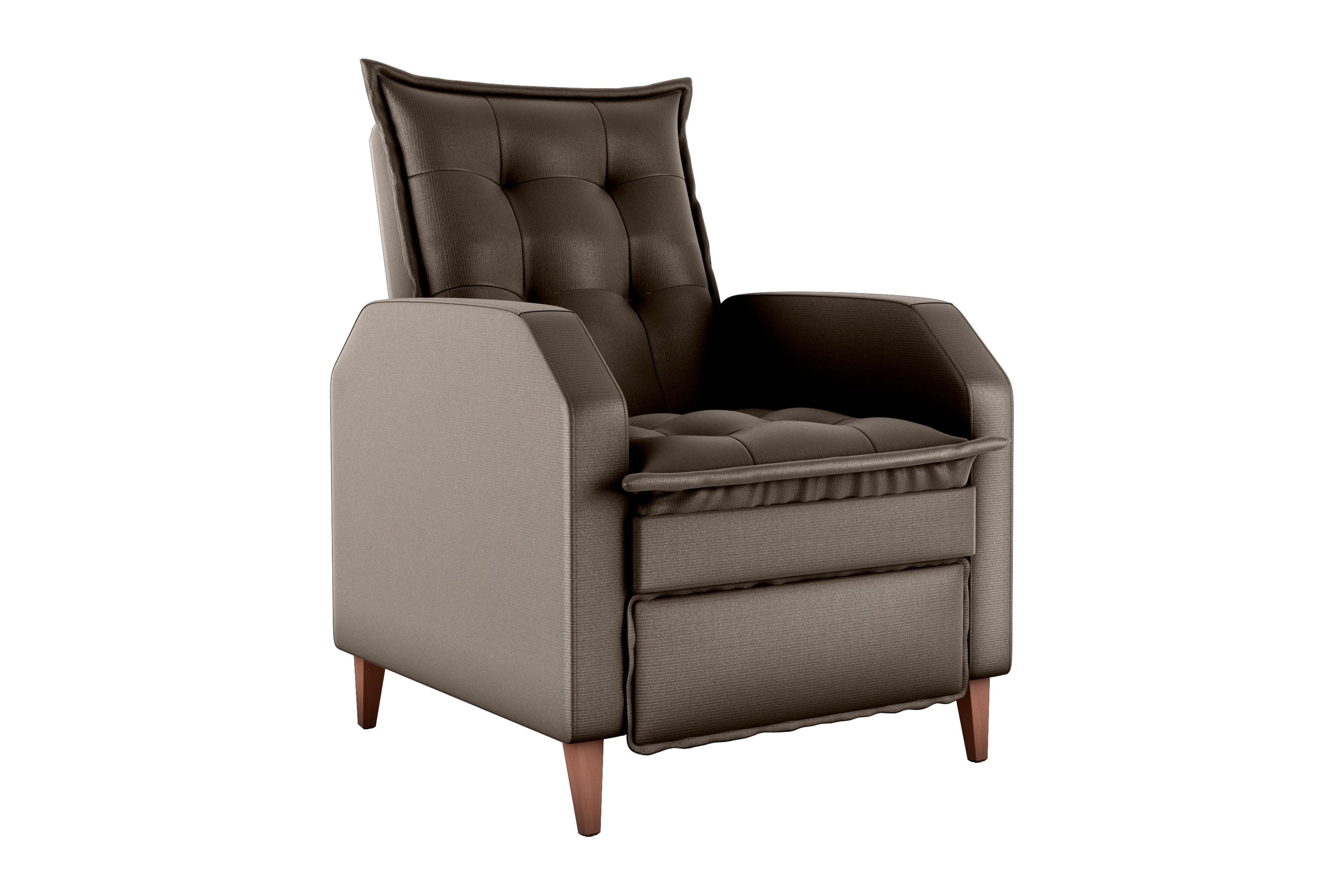 Poltrona Reclinável Mx65 Yaris Turkey Marrom F444 - Matrix | MadeiraMadeira