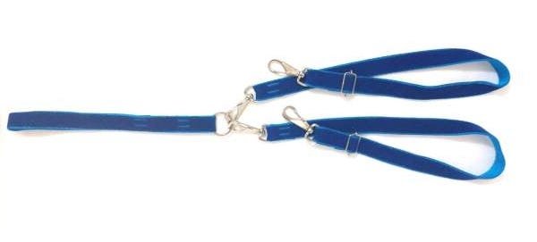 Guia dupla para cachorros azul tamanho único | MadeiraMadeira