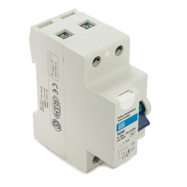 Interruptor Diferencial Residual DR 25A 2 P RDW30252 Weg | MadeiraMadeira