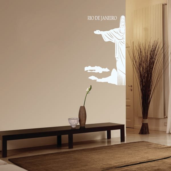 Adesivos decorativo Cidades Rio de Janeiro com Cristo Redentor ...