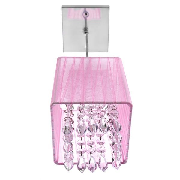 Kit 2 Pendente Clearganza + Pendente Marry Organza Rosa | MadeiraMadeira