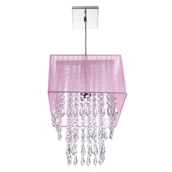 Kit 2 Pendente Clearganza + Pendente Marry Organza Rosa | MadeiraMadeira