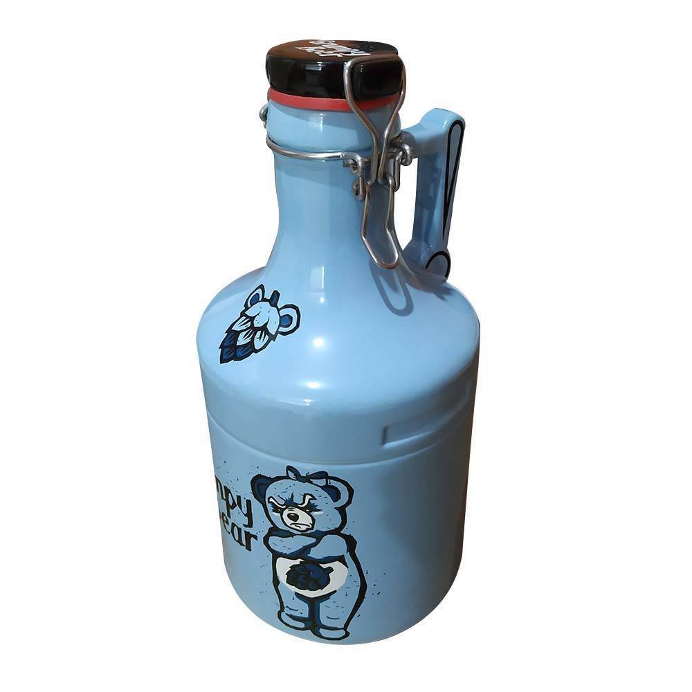 Garrafão Growl Grumpy Beer 2L com Tampa Azul | MadeiraMadeira