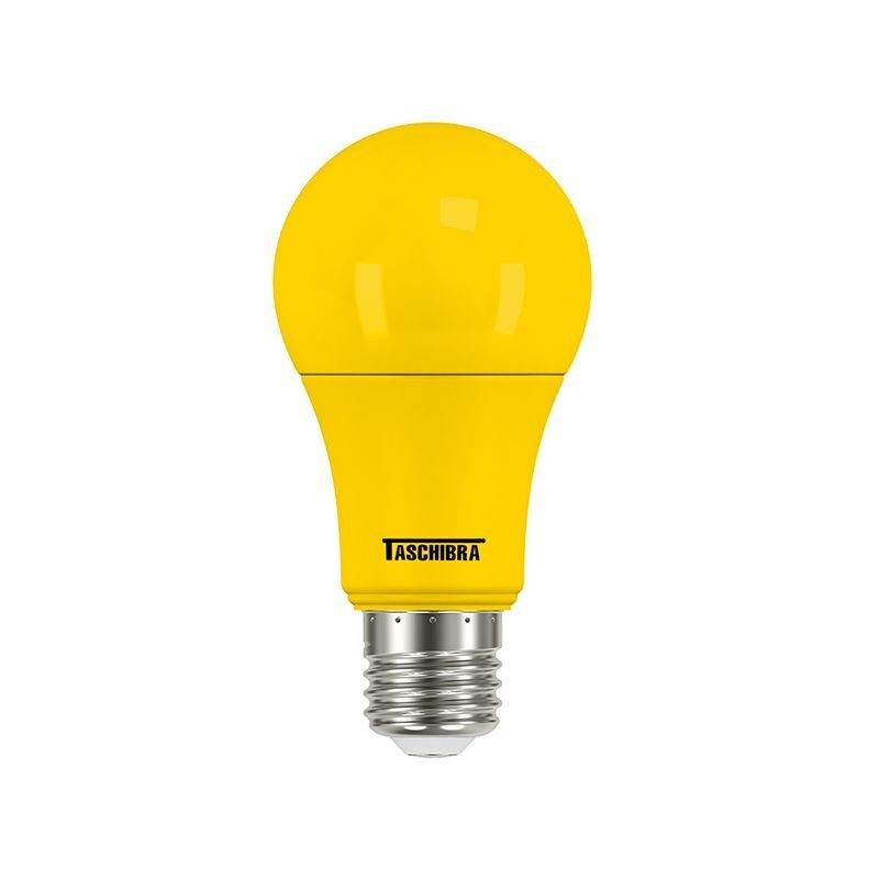 Kit 10 Lâmpadas Led Taschibra TKL Colors 5W Bivolt E27 - Amarelas ...