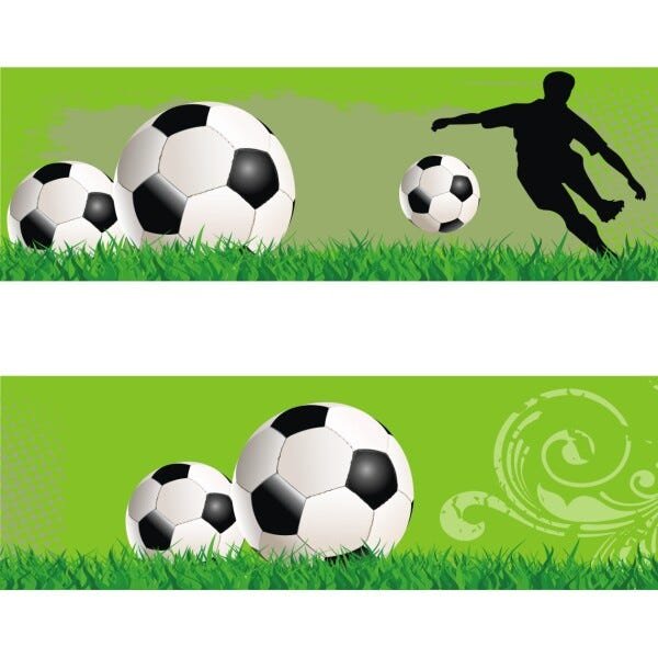 Faixa adesivo infantil parede border futebol bola menino 18 ...