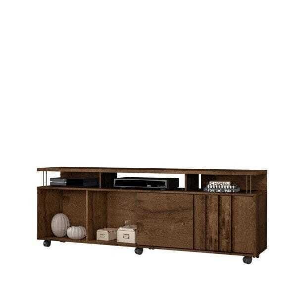 Rack para TV até 72 Polegadas Atraente Candian Jcm Móveis | MadeiraMadeira