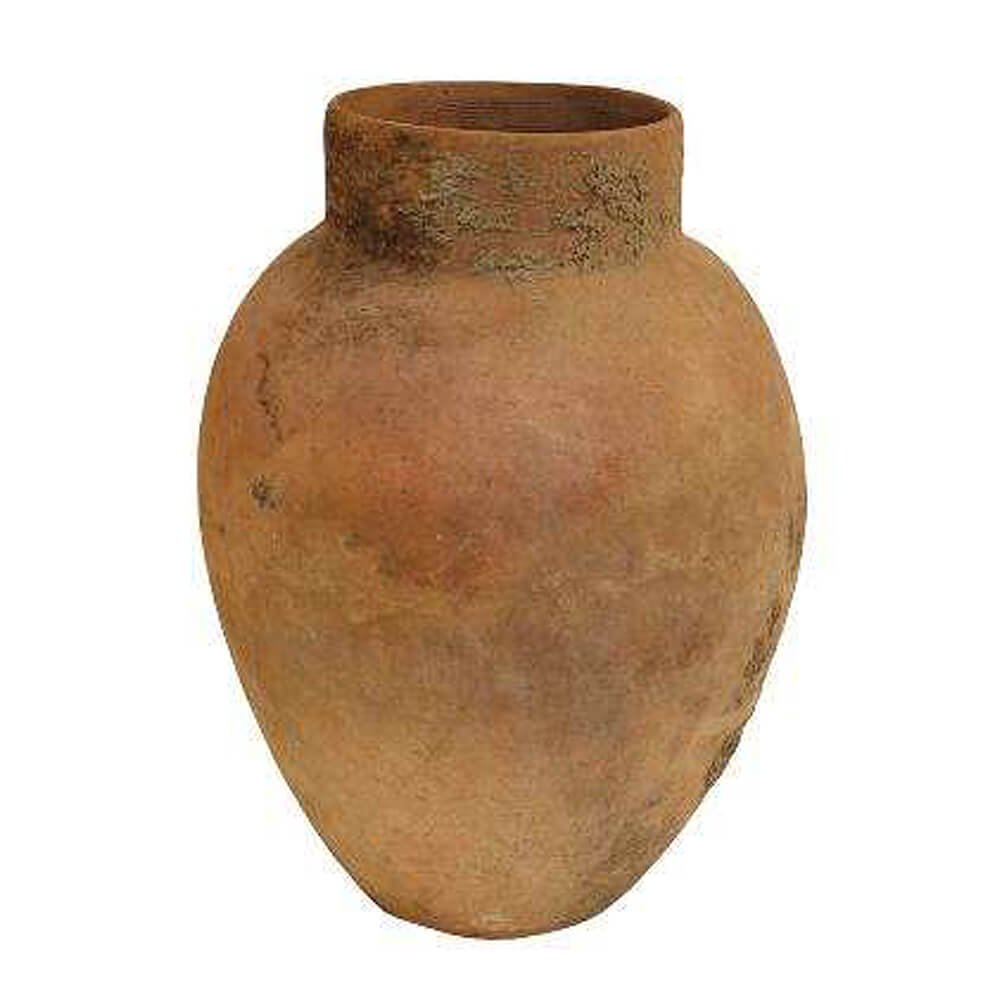 Vaso de Barro Antigo Moringa Terracota Bahia D40xA57cm | MadeiraMadeira