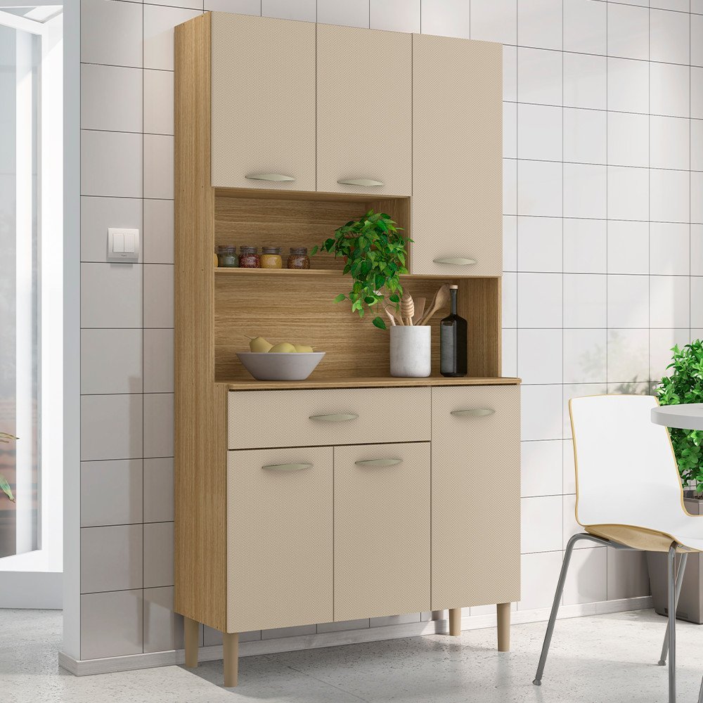 Kit Cozinha Kits Paraná Apolo 6 Portas | MadeiraMadeira