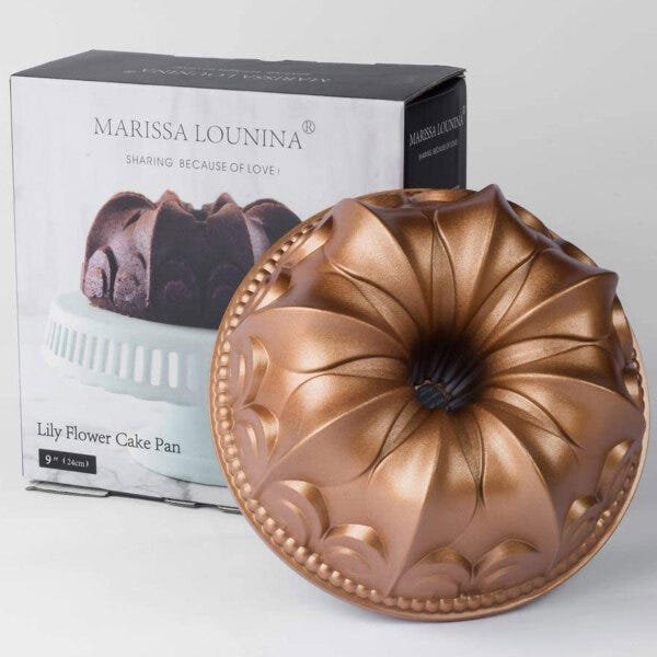 Forma Para Bolo Marissa Lounina Lily Flower | MadeiraMadeira