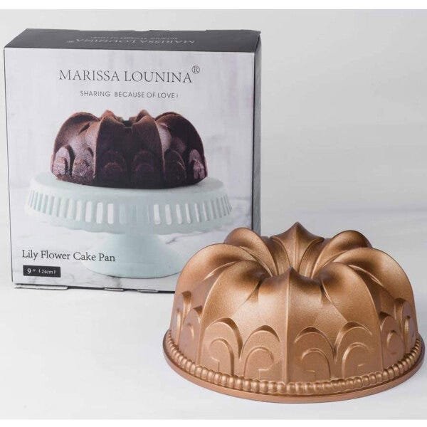 Forma Para Bolo Marissa Lounina Lily Flower | MadeiraMadeira