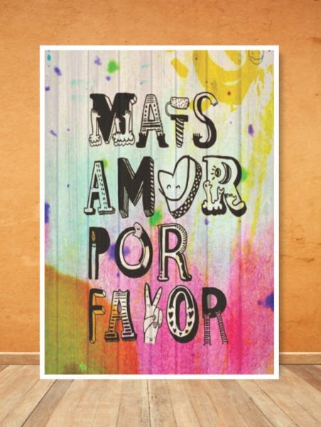 Kit com Placas de Frases decorativas - 04 Placas | MadeiraMadeira