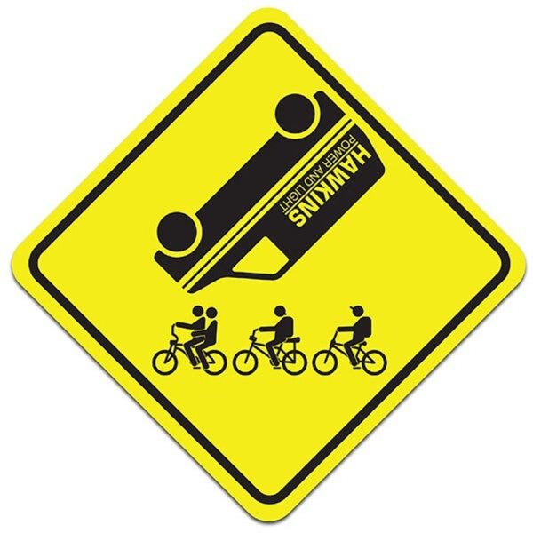 Placa de Parede Flying Car - Stranger Things | MadeiraMadeira