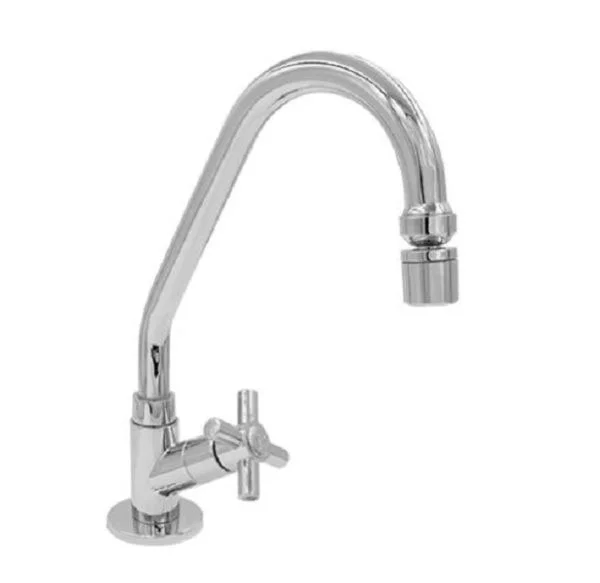 Torneira de Metal C31 1/4 Arejador Articulado de Bancada | MadeiraMadeira