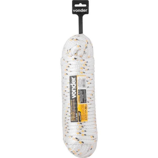 Corda Multifil Trançada 12mmx30 metros Cartela - Vonder | MadeiraMadeira