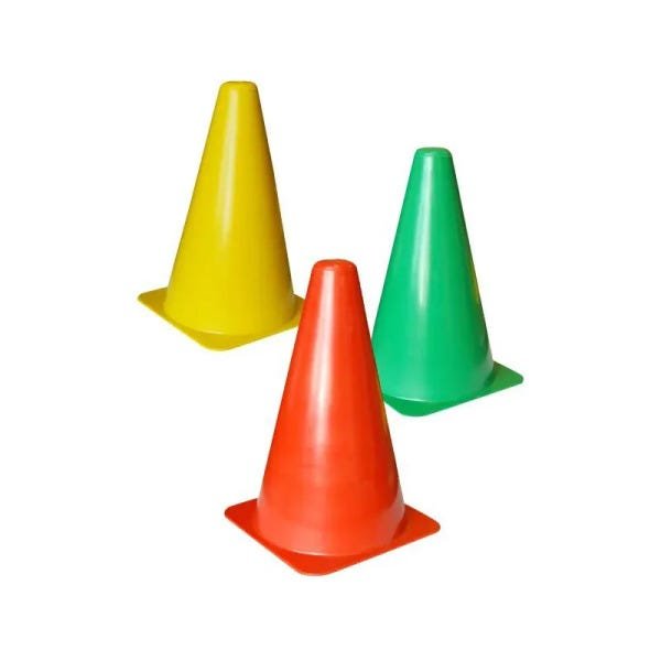 Cone Emborrachado 20 Cm Treinamento Funcional Kit com 10 | MadeiraMadeira