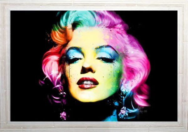 Quadro Decorativo Marilyn Monroe MDF 50 x 35 M039 - Branco | MadeiraMadeira