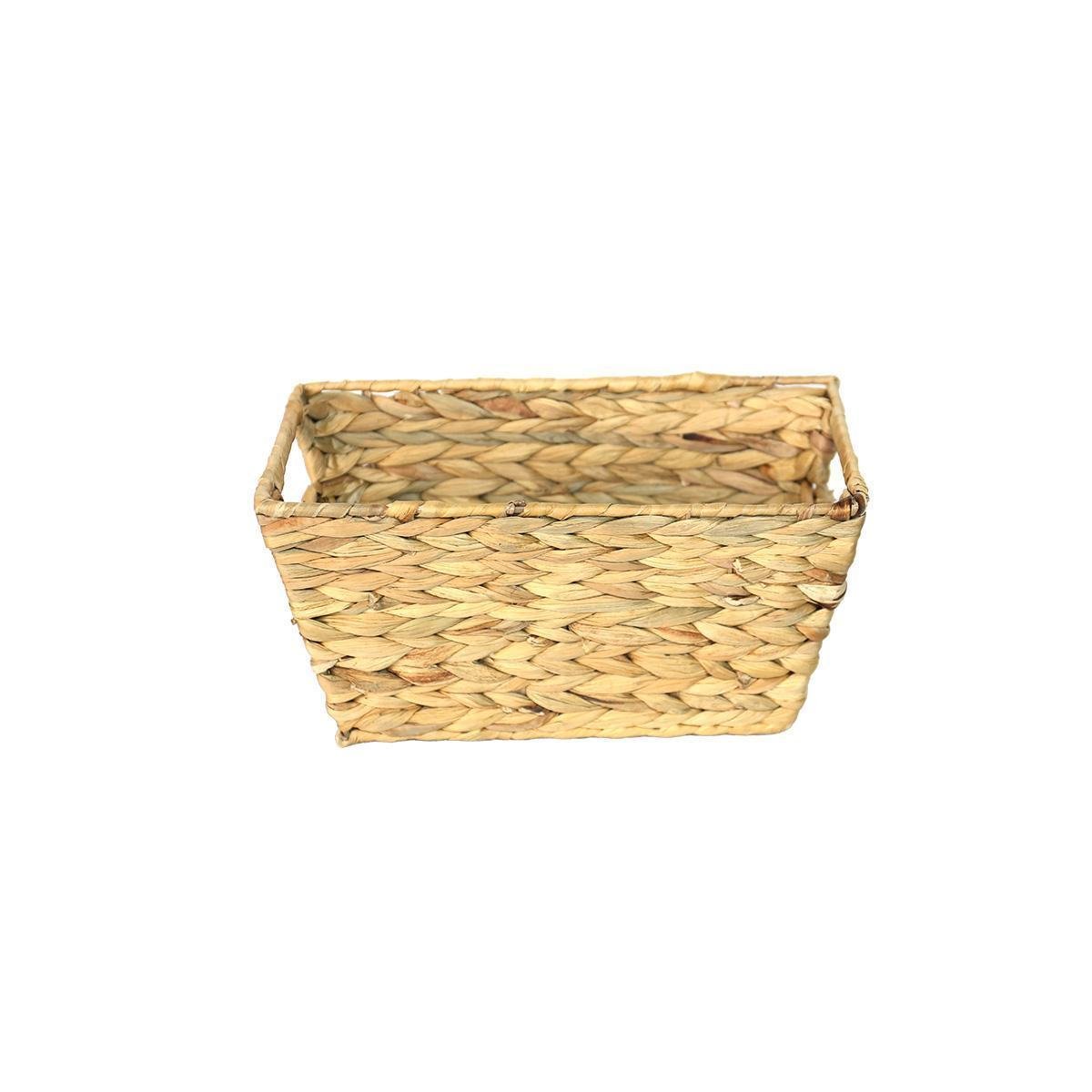 Cesta Organizadora Retangular Seagrass Natural 30cm | MadeiraMadeira