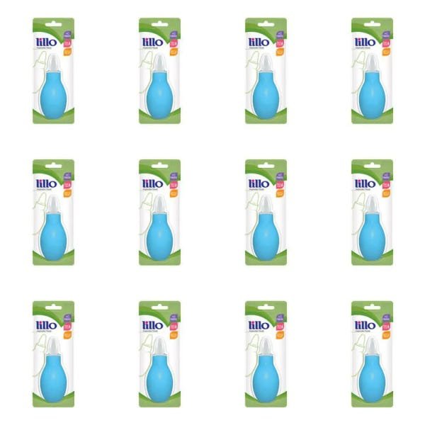 Lillo 654120 Aspirador Nasal Azul (Kit com 12) | MadeiraMadeira